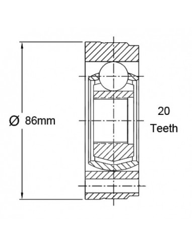 Junta CV Volvo 30651204